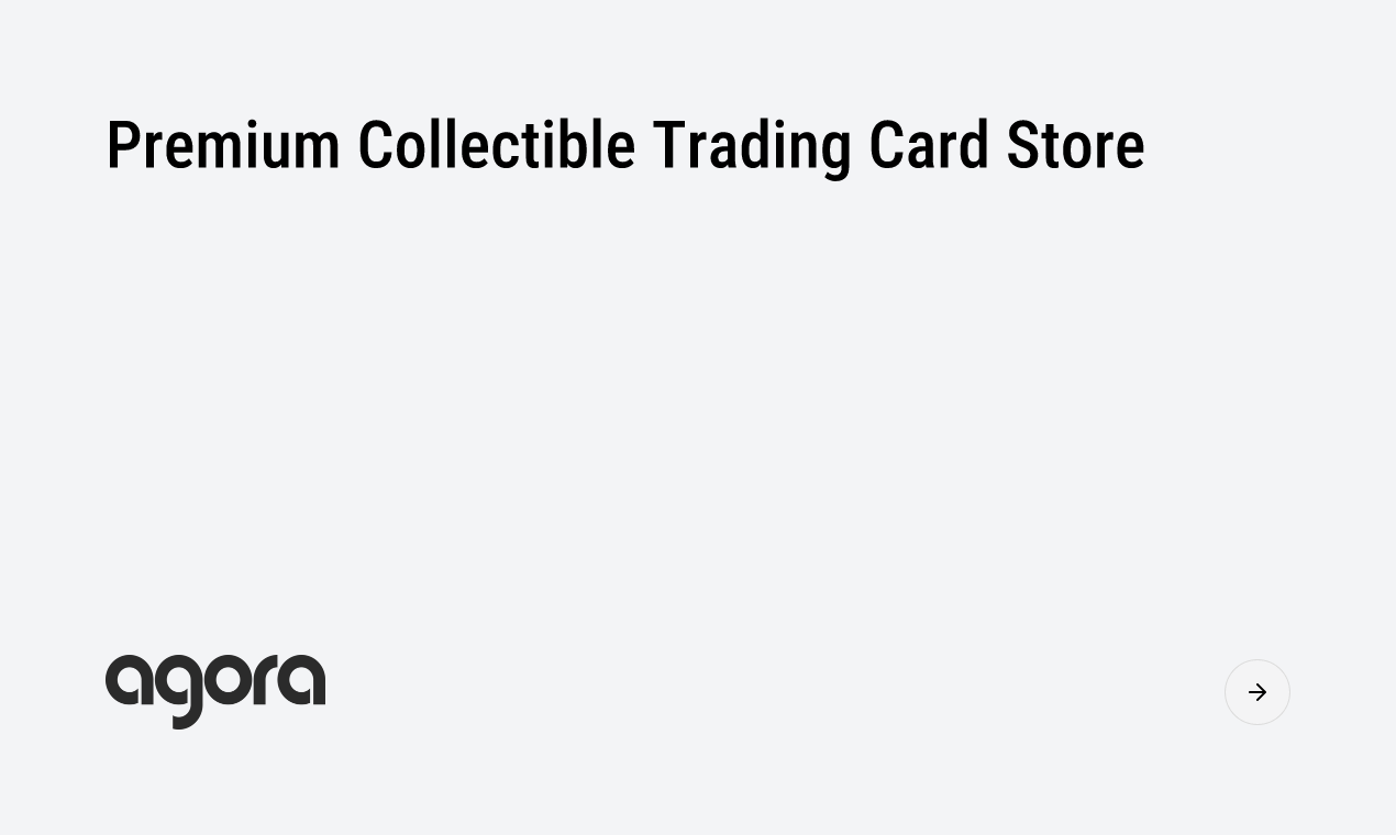 Agora Builder | Premium Collectible Trading Card Store